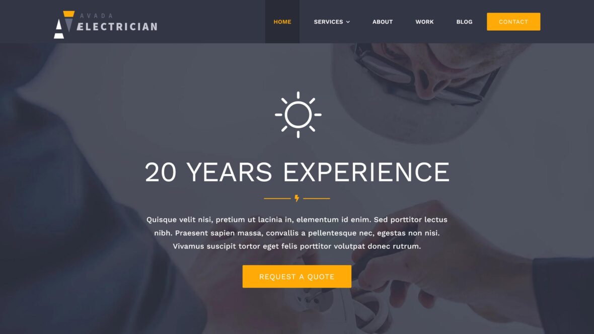 12 Best WordPress Themes for Electricians 2025