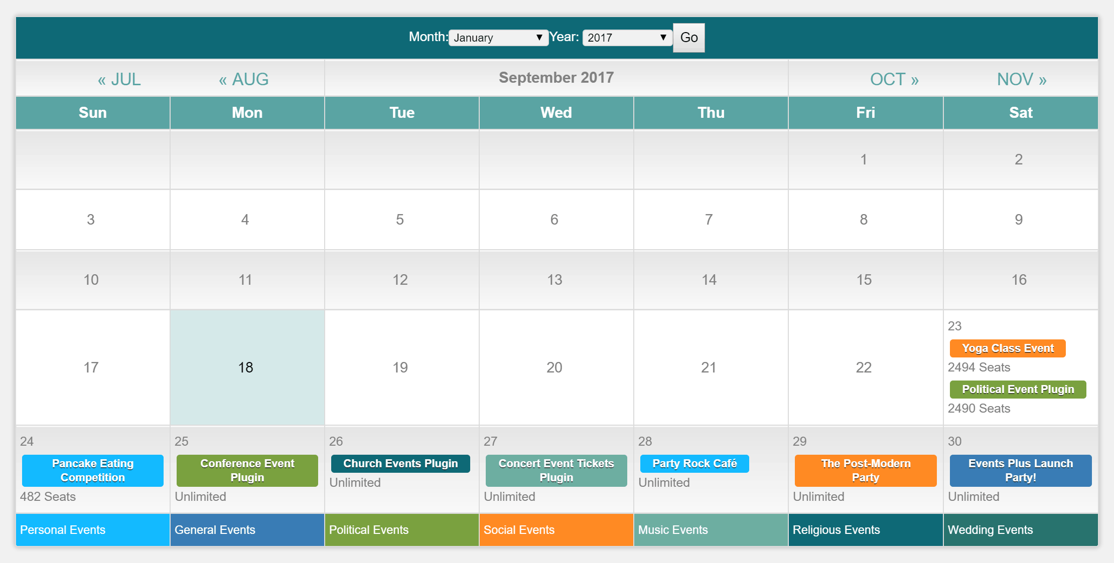 9 Best Event Calendar Plugins For WordPress 2021 AThemes