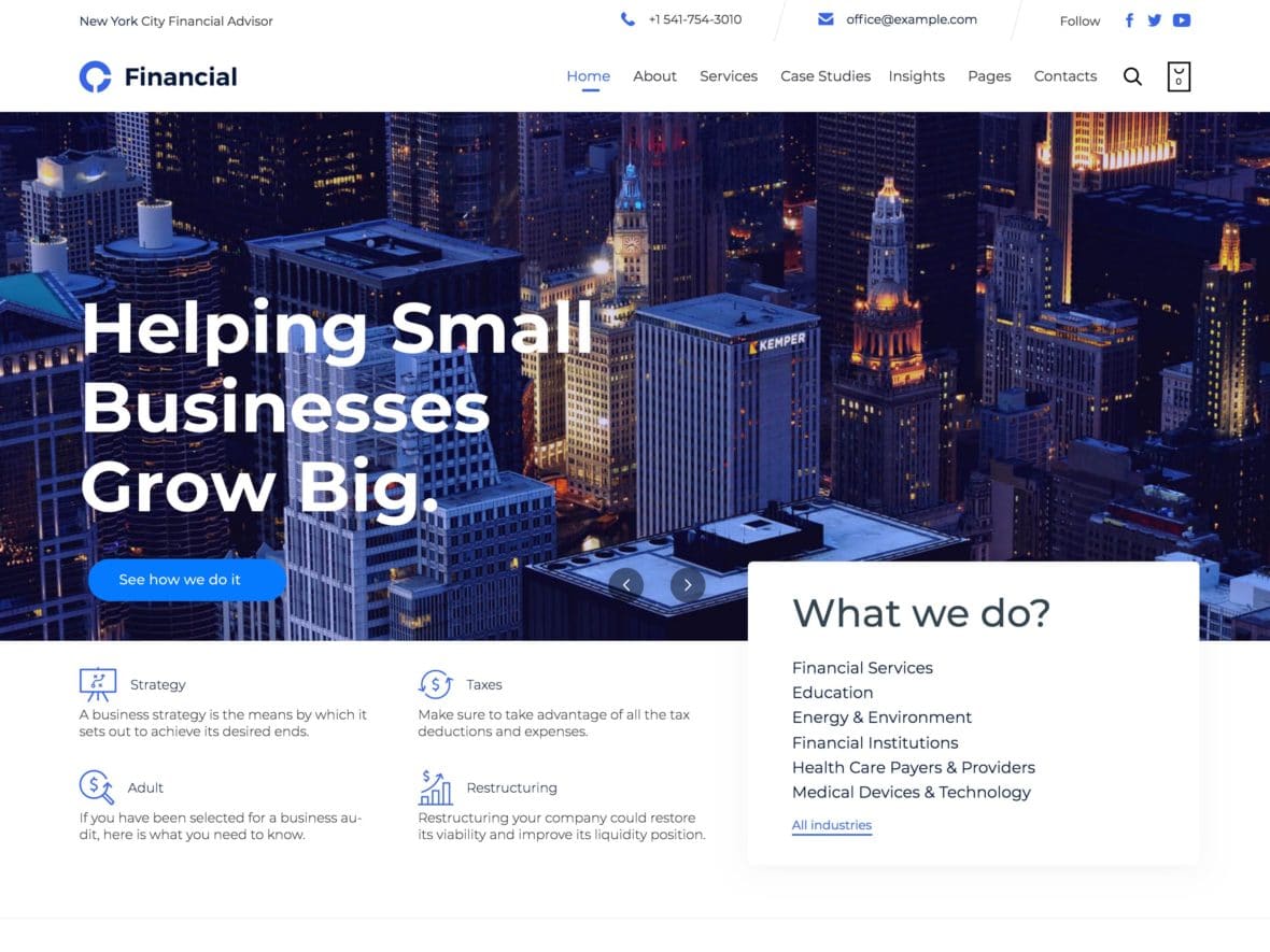 24 Best Finance WordPress Themes 2025