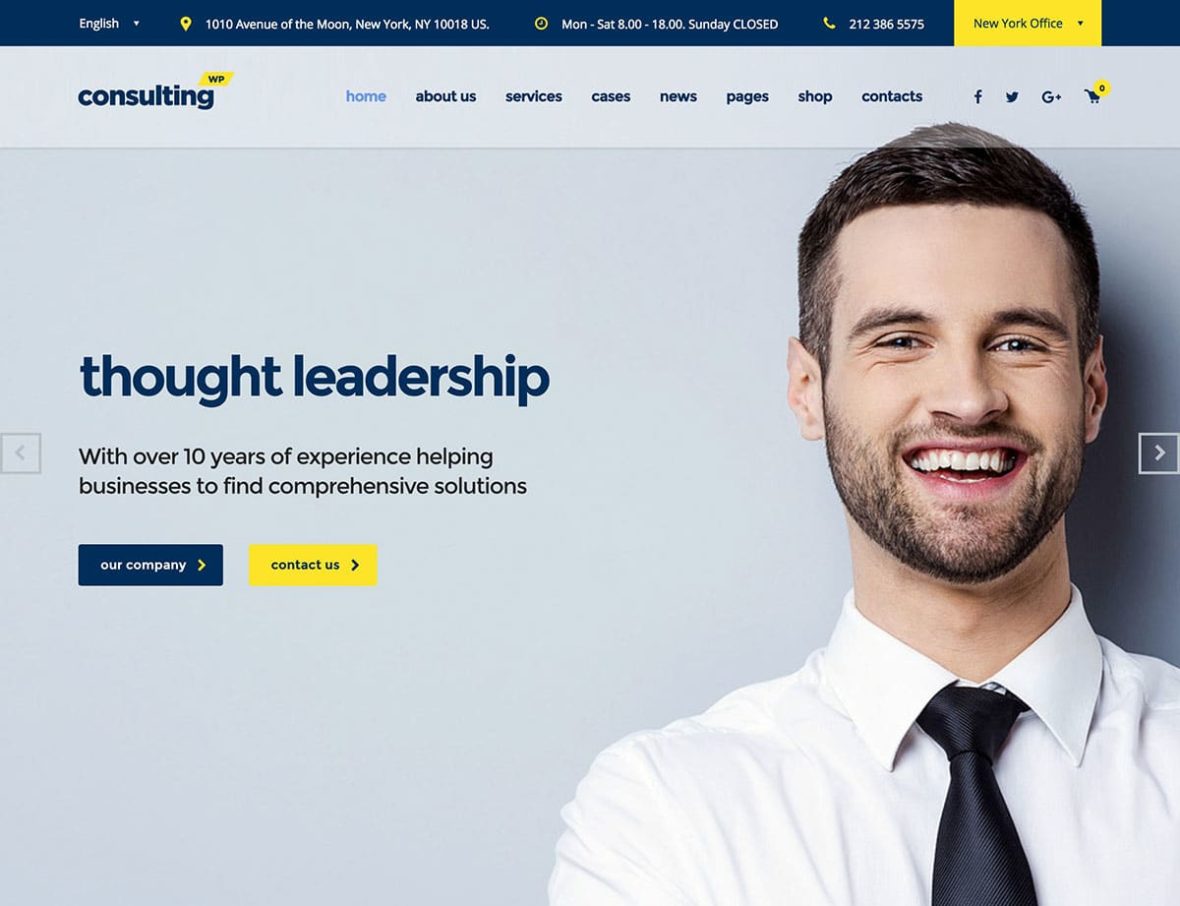 Best Consulting WordPress Themes for 2026 (Ranked
