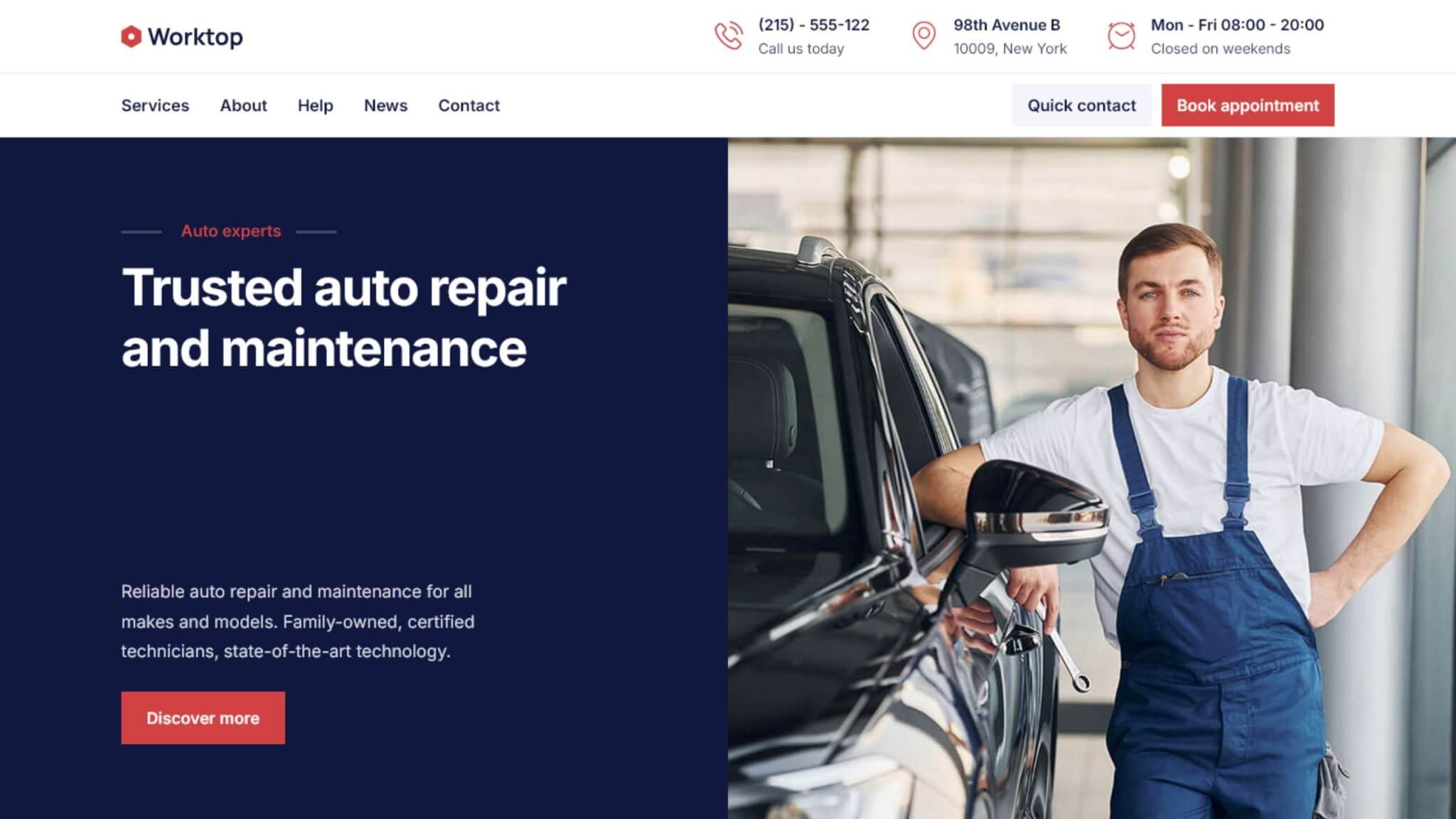 5 Best Car Repair WordPress Themes 2025