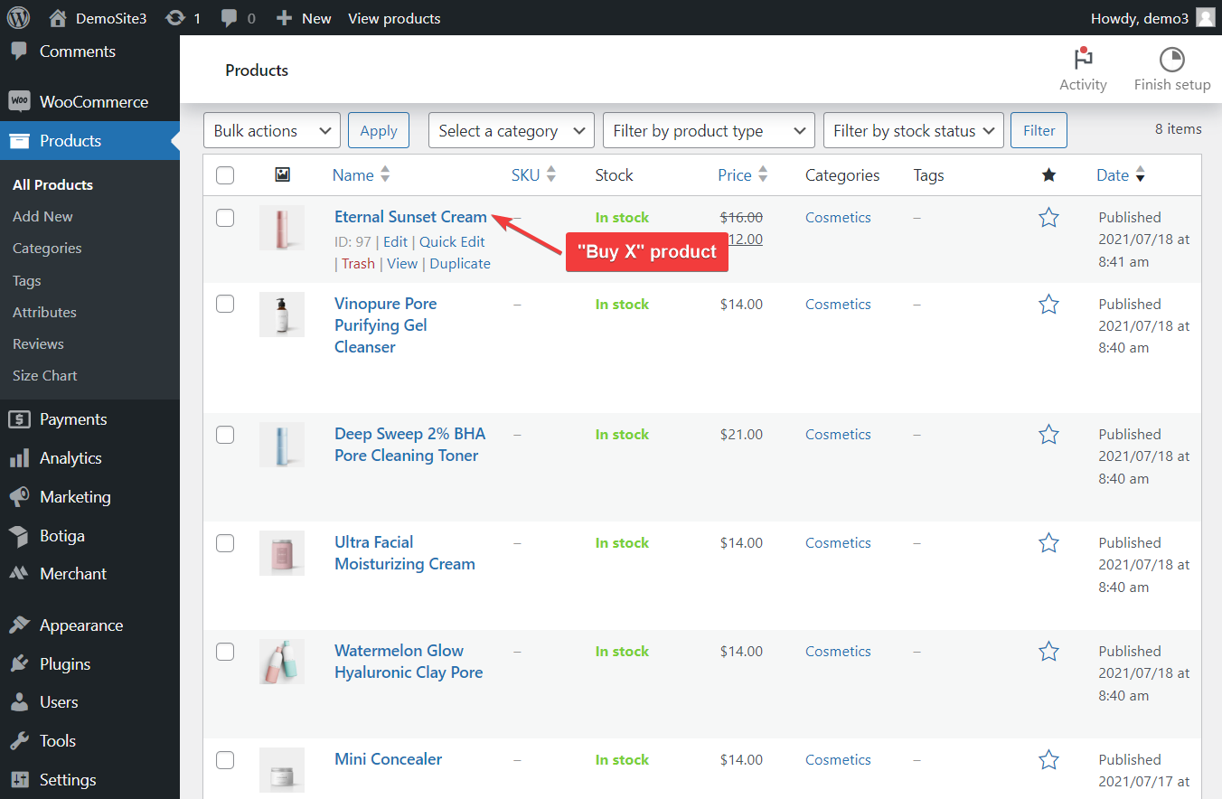How to Create a Buy X, Get Y Discount in WooCommerce - aThemes