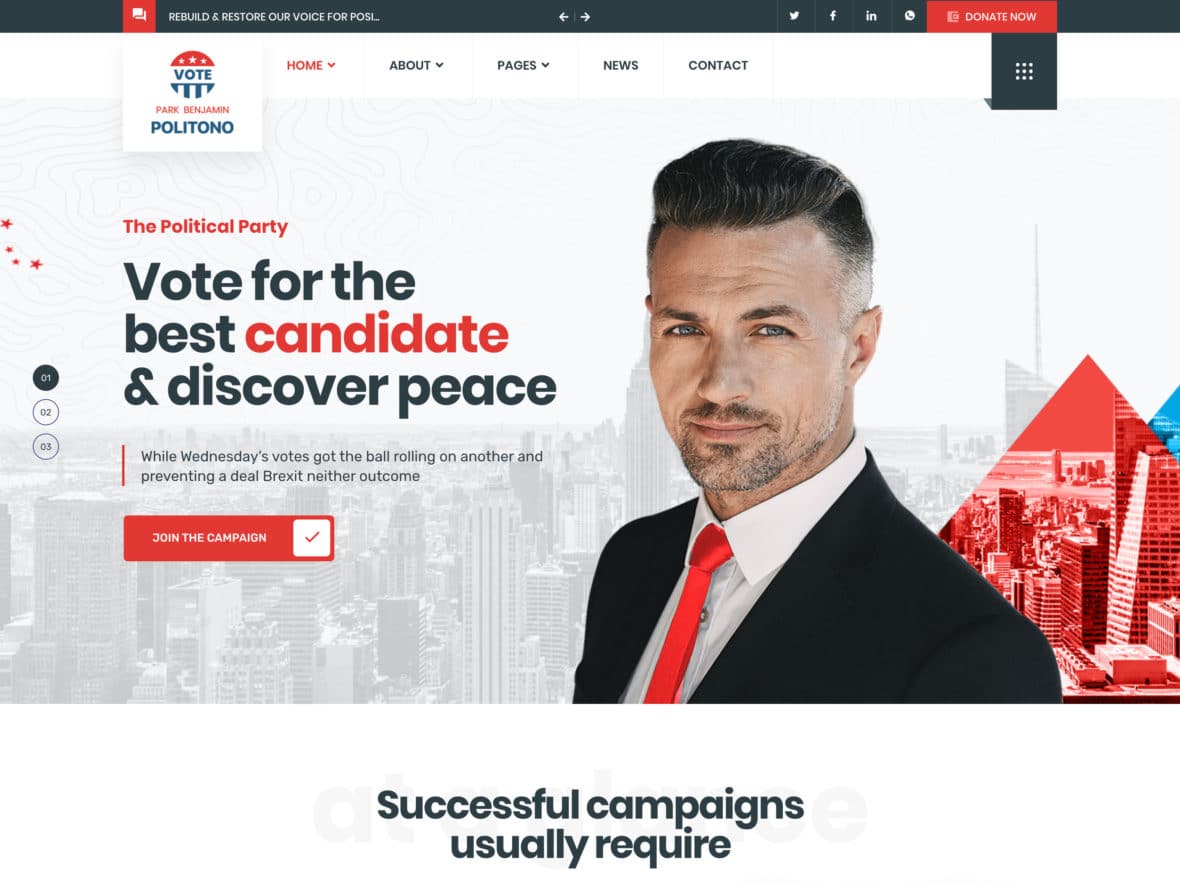 12 Best Political WordPress Themes 2025