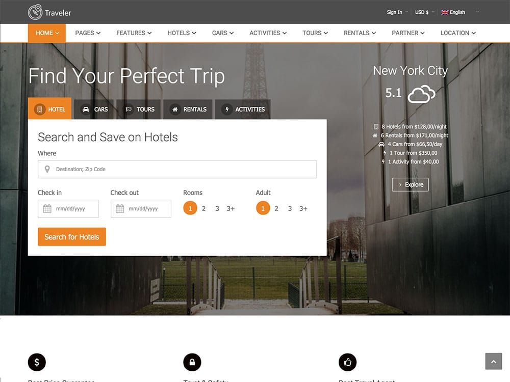 35+ Best Travel WordPress Themes For Blogs, Agencies and Hotels 2024 ...