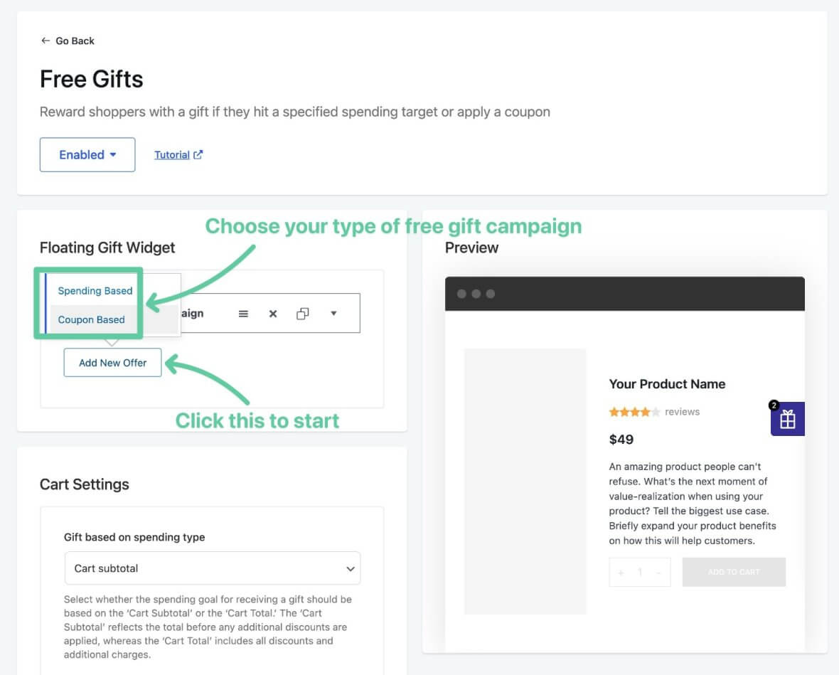 How to Offer a Free Gift with Purchase in WooCommerce