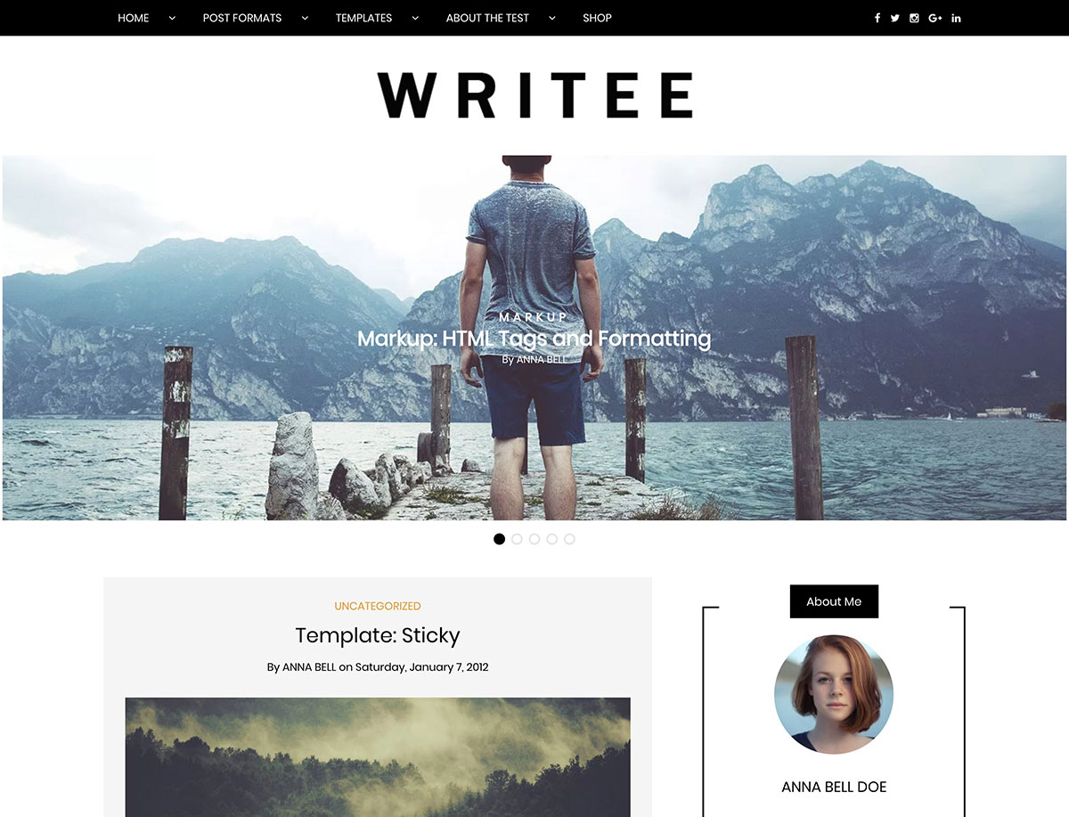 Best Blog Templates Wordpress 25 Best Wordpress Themes For Travel 